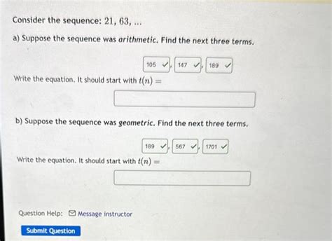 solved a suppose the sequence was arithmetic find the next