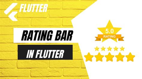 Flutter Tutorial Creating A Custom Rating Bar Build Interactive
