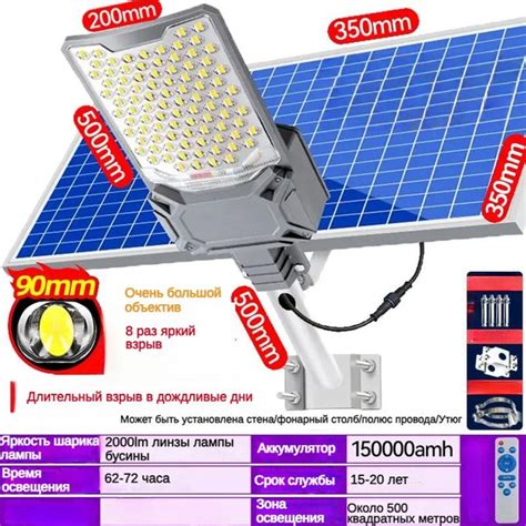 Уличный светильник Солнечные уличные фонари садовые фонари Led купить с доставкой по