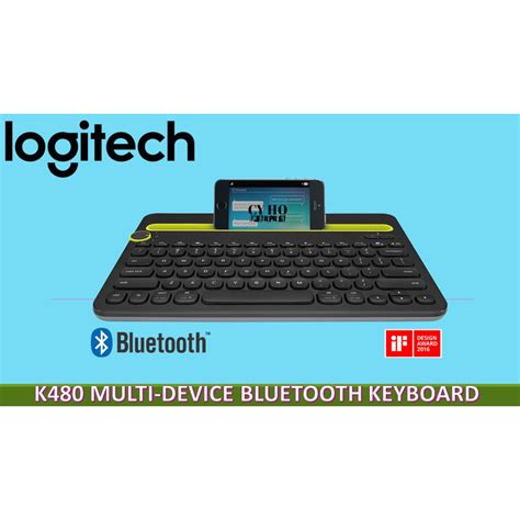 Logitech K480 Multi Device Bluetooth Keyboard For Laptop Tablet And Smartphone Shopee Malaysia