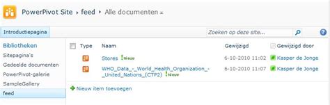 Manage Your Powerpivot Datafeeds In A Sharepoint Datafeed Library