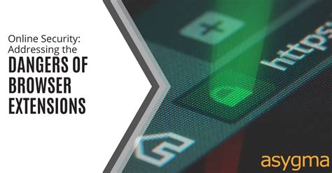 Online Security Addressing The Dangers Of Browser Extensions