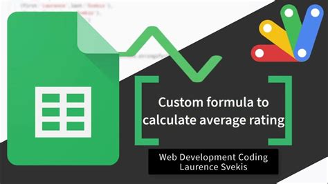 Custom Formula To Calculate Average Rating Youtube