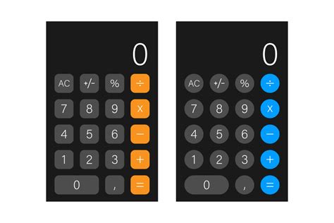 Button With Black Calculator Smartphone Graphic By DG Studio Creative Fabrica