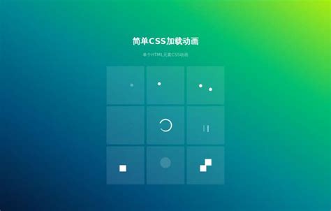 简易的css Loader加载动画特效