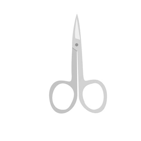 Nail Cutting Scissors Vector Illustration Manicure Tool Clipart Nail