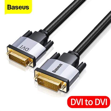 Baseus Enjoyment Series Dvi Male To Dvi Male Adapter Cable Baseus