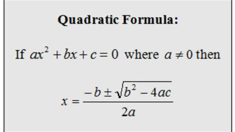 How To Remember The Quadratic Formula Easily
