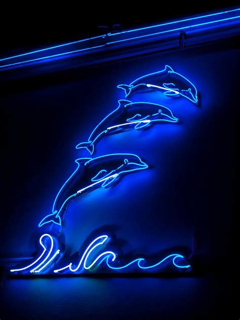 Blue Neon Lights Blue Aesthetic Dark Blue Aesthetic Pastel