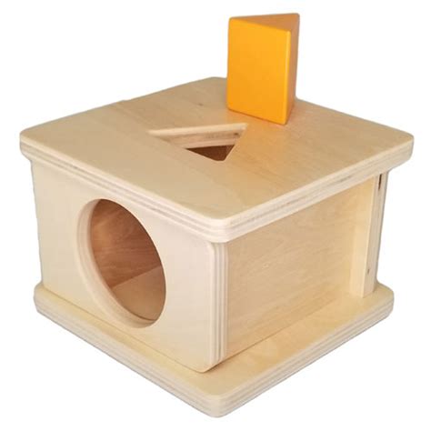 Triangular Prism Box Montessori Toys Thinkamajigs
