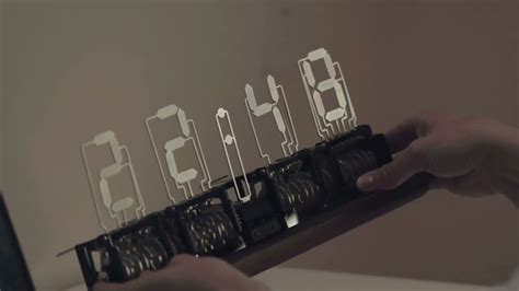 This Digital Clock Has A Mechanical Display