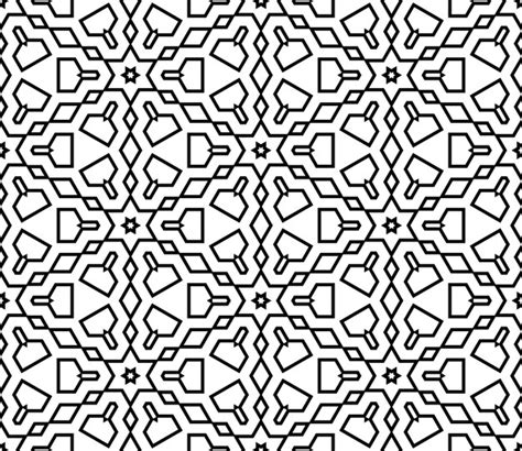 Premium Vector Abstract Thin Line Seamless Pattern Linear Ornamental Geometric Background