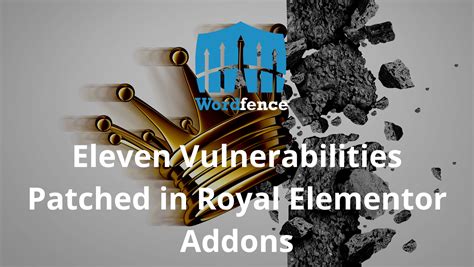 Eleven Vulnerabilities Patched In Royal Elementor Addons Internet Marketing Muscle