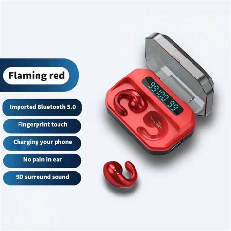 골전도 블루투스 무선 방수 헤드폰 편안한 착용감 오픈 이어 후크 경량 걸이식 이어 스포츠 이어폰 Aliexpress