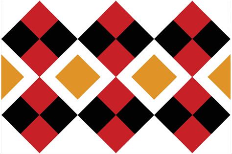 A Red Black And Yellow Argyle Pattern Vector Art At Vecteezy
