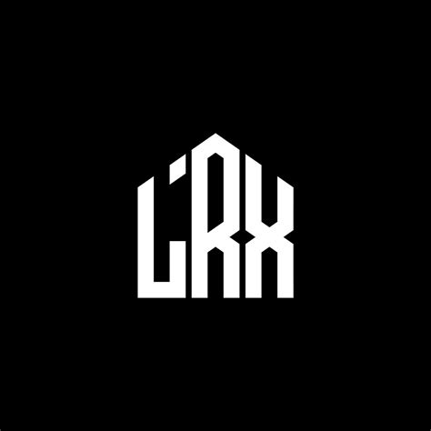 Diseño De Letras Lrx Diseño De Logotipo De Letras Lrx Sobre Fondo