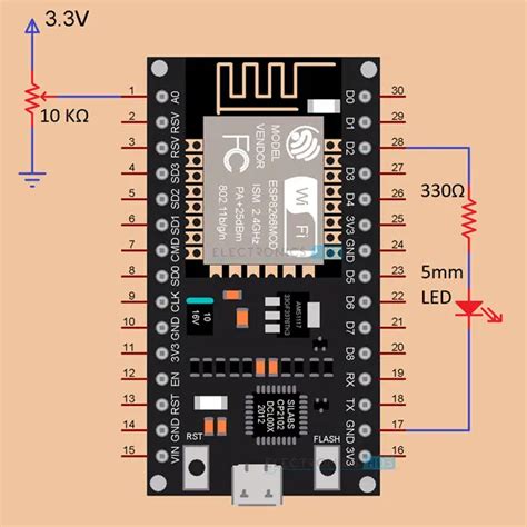 Esp8266 Adc Reading Analog Values With Nodemcu Random Nerd Tutorials