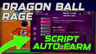 Dragon Ball Rage Script Auto Farm Kill Aura And Max Stats Roblox Nova Scripts Mp Music