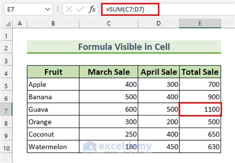 How To Sum A Range Of Cells In A Row Using Excel VBA Methods