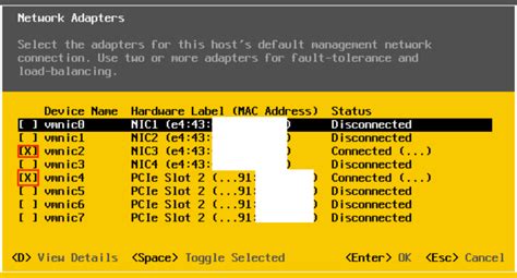 Setting Up An Esxi Host Through The Dcui Virtual Building Blocks