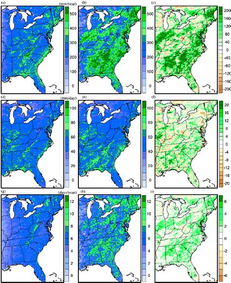 The Spatial Distributions Of Total Extreme Precipitation Ac Daily