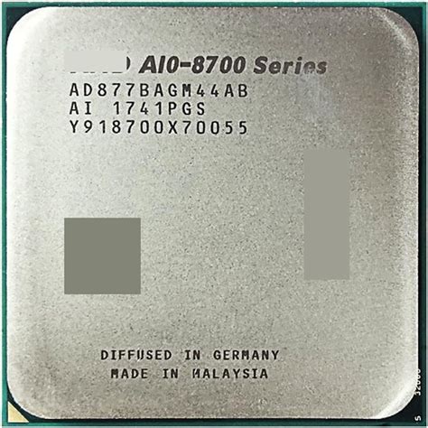 Cpu A10 Series Pro A10 8770 A10 8770 3 5 Ghz Quad Core Cpu Processor Ad877bagm44ab Socket Am4