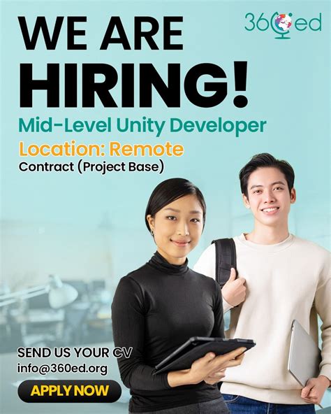 360ed On Linkedin 360ed Unitydeveloper Gamedevelopment Edtech Augmentedreality Hiring