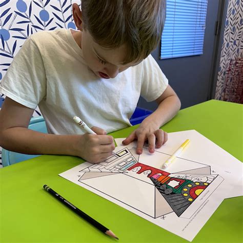 Polar Express Themed Reverse Perspective Project Art With Jenny K