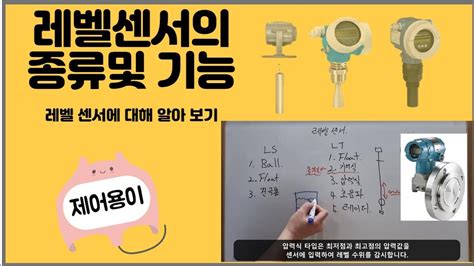 자동제어 레벨센서의 종류및 기능 Youtube
