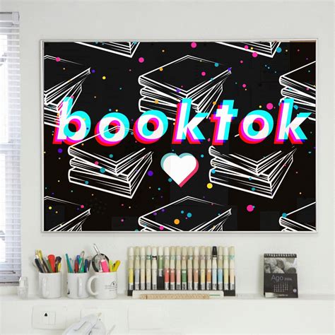 Booktok BULLETIN DISPLAY Library Display Reading Classroom