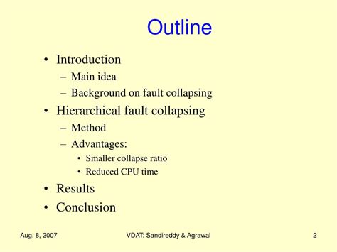 Ppt Using Hierarchy In Design Automation The Fault Collapsing Problem Powerpoint Presentation