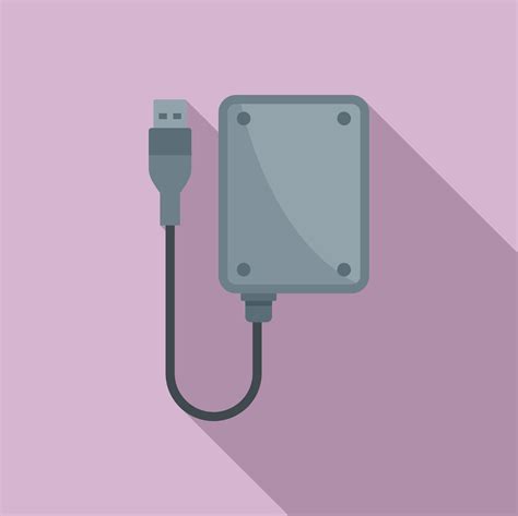 Storage Portable Disk Icon Flat Style 14520667 Vector Art At Vecteezy