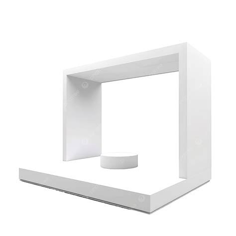 흰색 빈 전시대 서다 엑스포 모형 Png 일러스트 및 이미지 에 대한 무료 다운로드 Pngtree