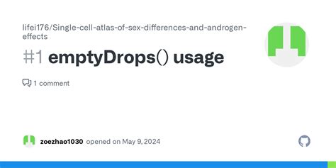 EmptyDrops Usage Issue Lifei Single Cell Atlas Of Sex Differences And Androgen