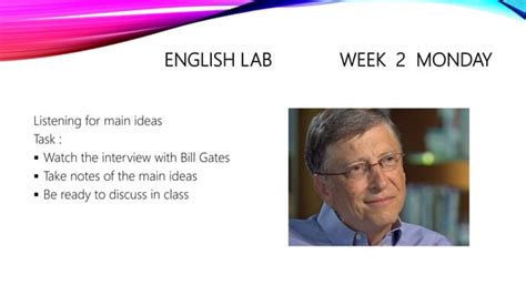 English Lab Week 2 Monday Pptx