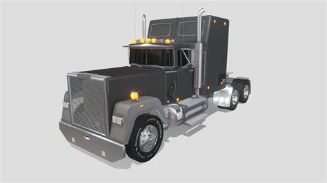 Semi Truck 3d Model By The Learning Network Thelearningnetwork [798761f] Sketchfab