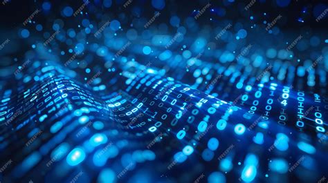 Premium Photo Abstract Digital Binary Code Background