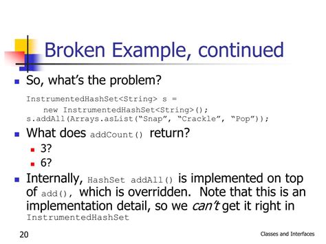 Ppt Effective Java Chapter 4 Classes And Interfaces Powerpoint