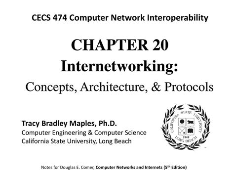 PPT CHAPTE R Internetworking Concepts Architecture Protocols PowerPoint Presentation