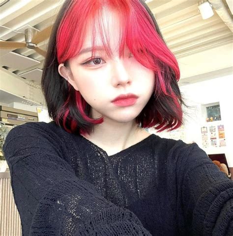 붙임머리로 화려한 투톤헤어스타일 연출하기 네이버 블로그