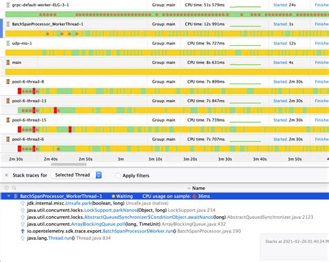 Reduce Cpu Usage Of Batch Span Processor · Issue 2968 · Open Telemetryopentelemetry Java · Github
