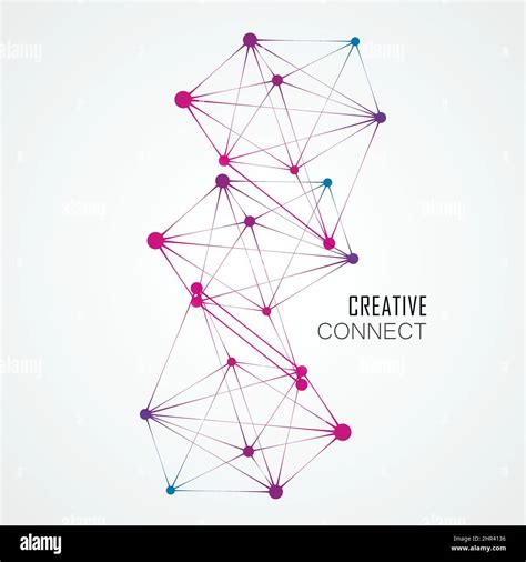Dynamic Concept Molecule Structure Abstract Technology Background Stock Vector Image And Art Alamy