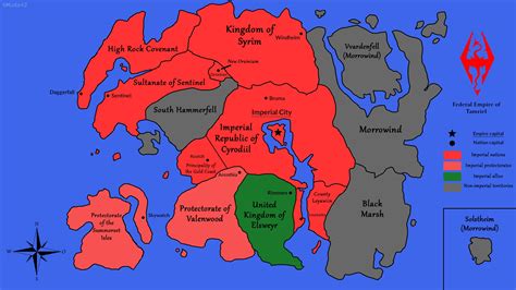 [oc] Federal Empire Of Tamriel 5th Era Elderscrolls