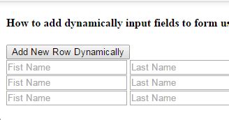 How To Add Dynamically Input Fields To Form Using AngularJS