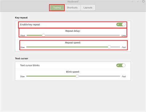Linux Mint How To Configure The Key Repeat Delay And Speed Technipages