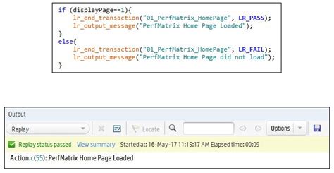 LoadRunner Runtime Settings Log Standard Log Extended Log