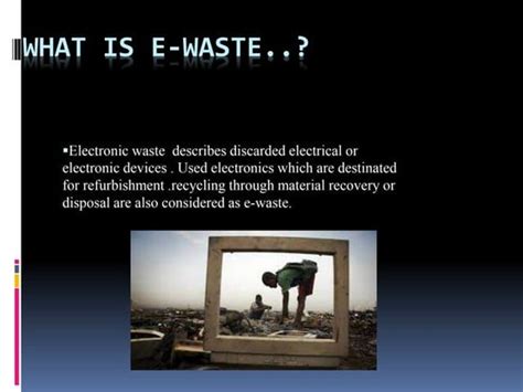 E waste management | PPT