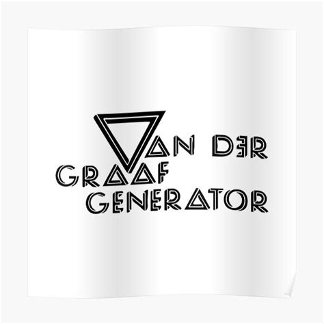 Van Der Graaf Generator Poster For Sale By LindsborgArts Redbubble