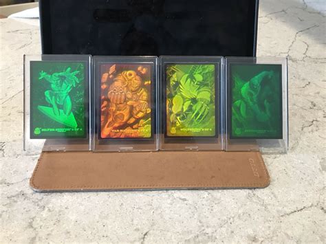 1994 fleer marvel universe 3 d holograms 4 card insert chase set values