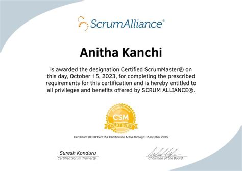 anitha k on linkedin scrum alliance premieragilepremieragile